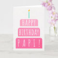 Birthday Card for Papi | Zazzle