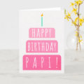 Birthday Card for Papi | Zazzle