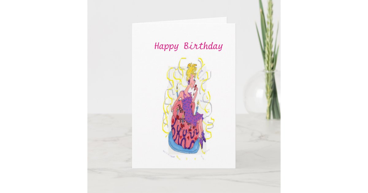 Birthday Card :Happy Birthday Gal ! | Zazzle.com