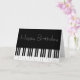 Birthday Card - Piano Keyboard Keys | Zazzle