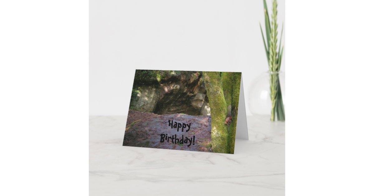 Birthday Caveman Card | Zazzle