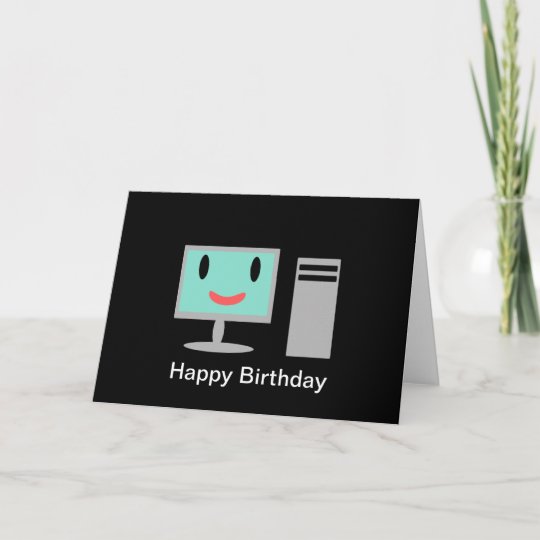 Birthday Computer Card | Zazzle.com