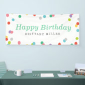 Birthday Confetti Banner | Zazzle