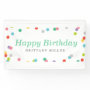 Birthday Confetti Banner | Zazzle