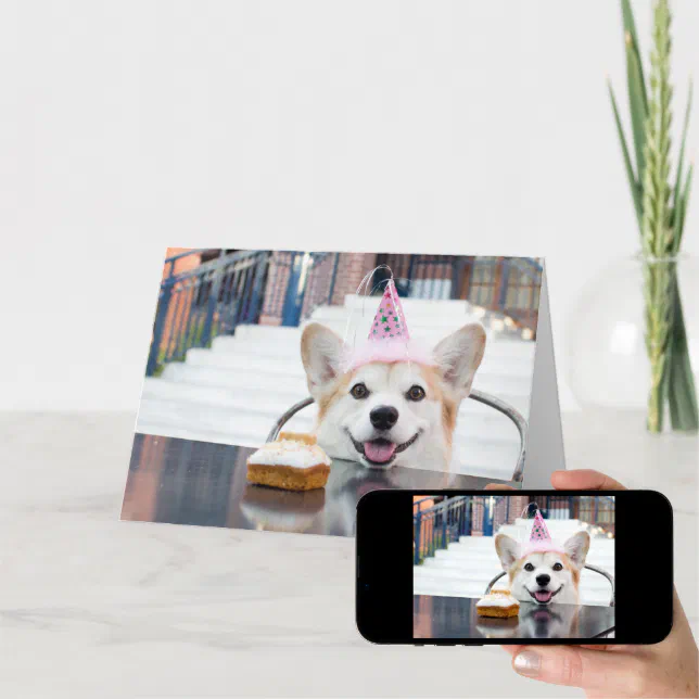 Birthday Corgi Card | Zazzle