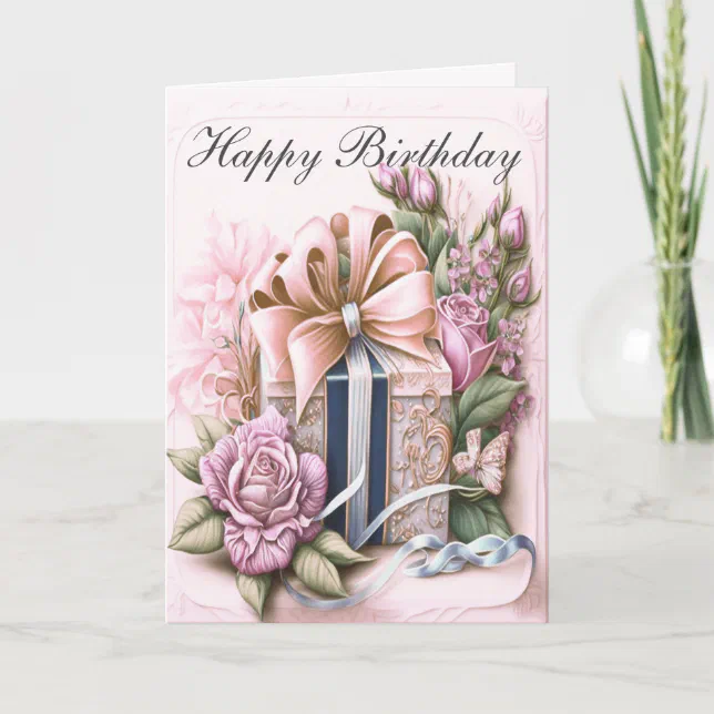 Birthday Custom Message Card | Zazzle