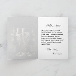 Birthday Custom Message Card | Zazzle