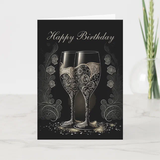Birthday Custom Message Card | Zazzle