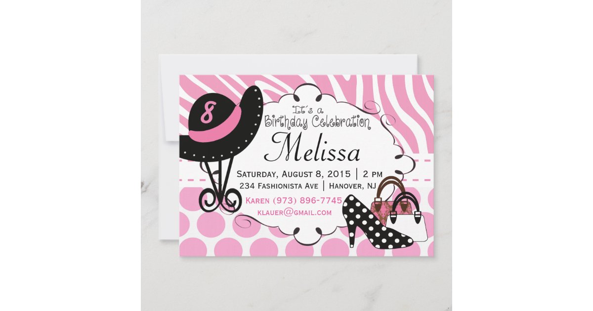 Birthday Diva Invitation | Zazzle
