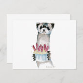 Birthday Ferret Card | Zazzle