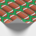Birthday Football Wrapping Paper | Zazzle