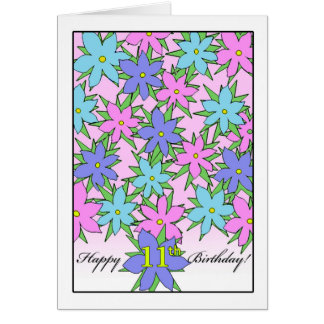 11th Birthday Cards | Zazzle