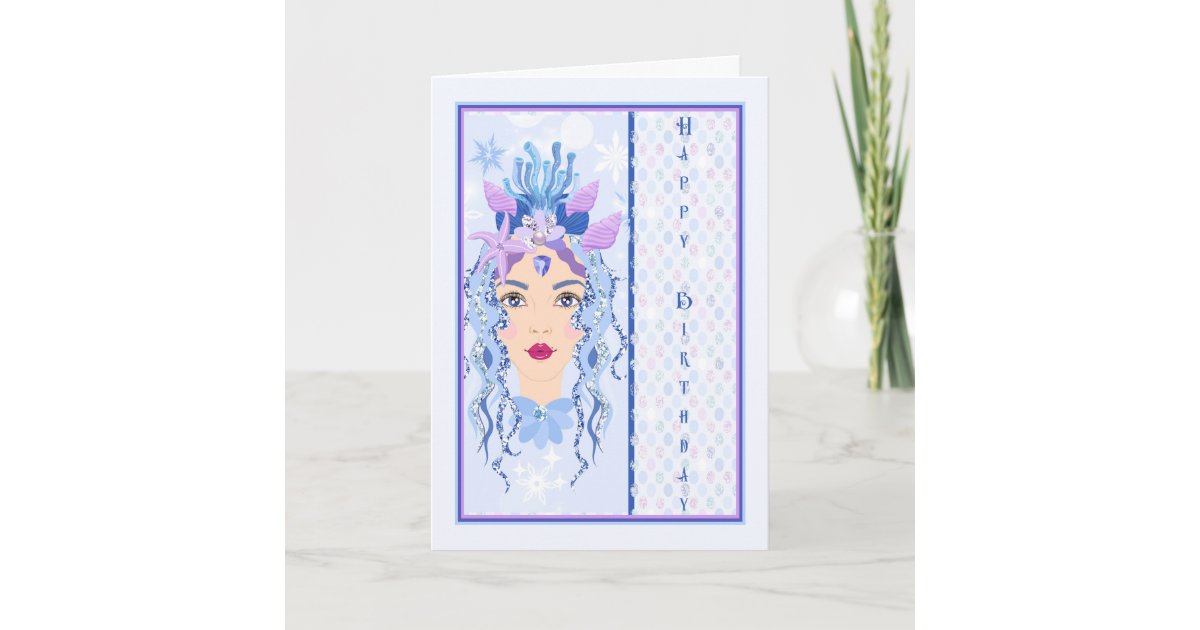 Birthday for 13 Yr. Old Daughter in Blue Card | Zazzle