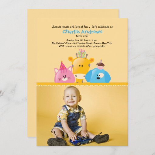 Birthday Friends Photo Invitation | Zazzle