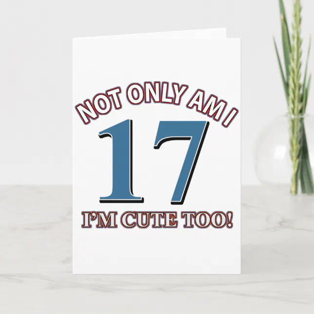 Birthday Girl 17 Card | Zazzle