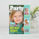 Birthday Girl Magazine Cover 3 Photos Party Invitation | Zazzle