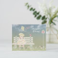 Birthday Girl on bench Invitation | Zazzle