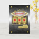 Birthday Greeting Card Casino Theme With Slots And | Zazzle