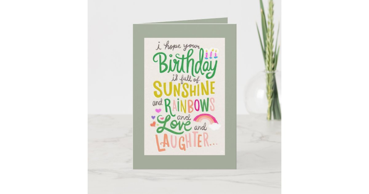 Birthday, Greeting Card, Vertical Card | Zazzle