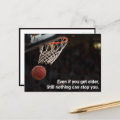 Birthday greeting postcard: basketball lover postcard | Zazzle