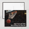 Birthday greeting postcard: basketball lover postcard | Zazzle