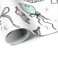 Birthday Hand Drawn Wrapping Paper | Zazzle