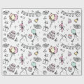 Birthday Hand Drawn Wrapping Paper | Zazzle