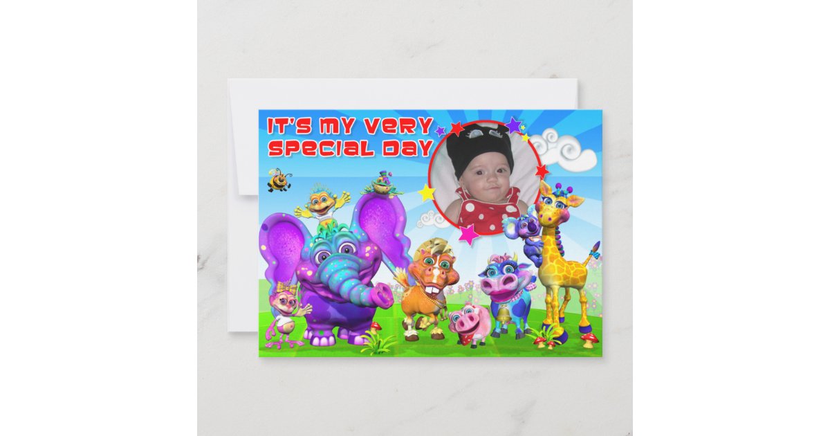 Birthday Invite with "The GiggleBellies" | Zazzle