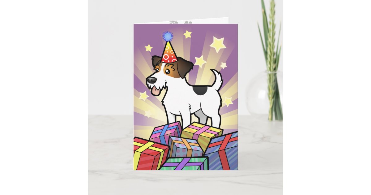 Birthday Jack Russell Terrier Card | Zazzle