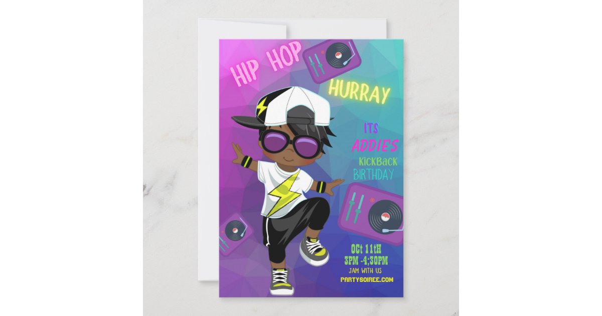 Birthday Kickback Invitation (Boy) | Zazzle