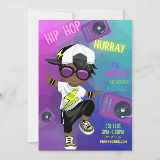 Birthday Kickback Invitation (Boy) | Zazzle