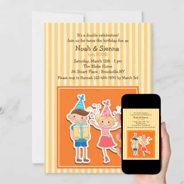 Birthday Kids Invitation | Zazzle
