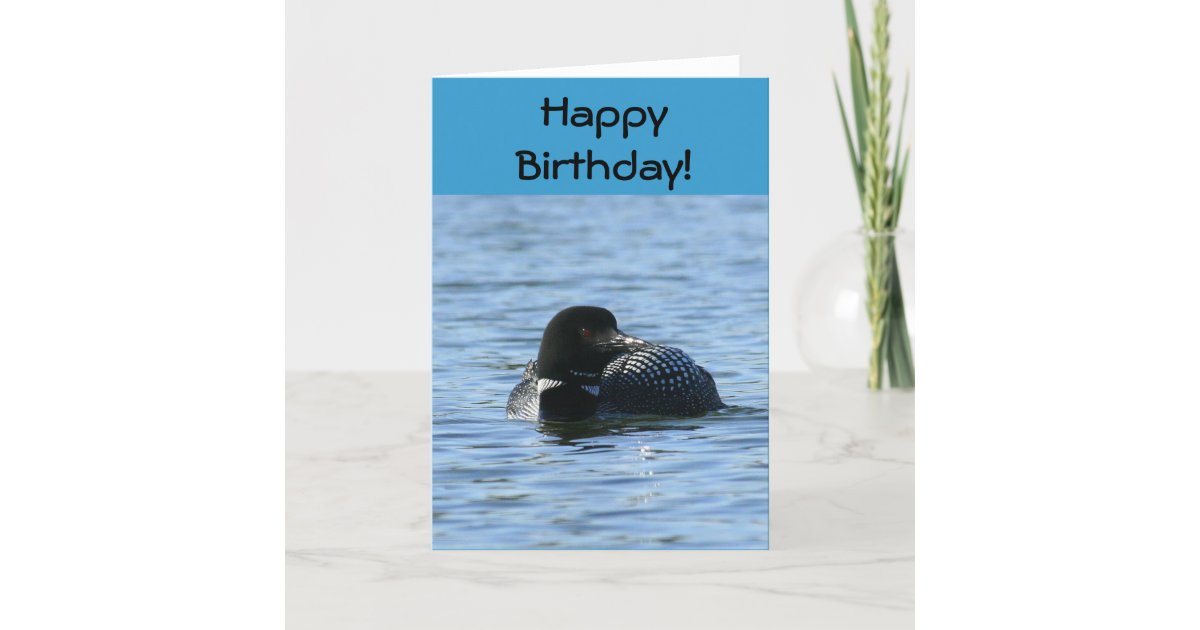 Birthday Loon Greeting Card | Zazzle