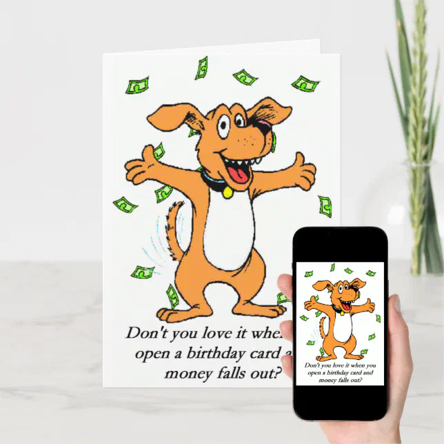 Birthday Money Card | Zazzle