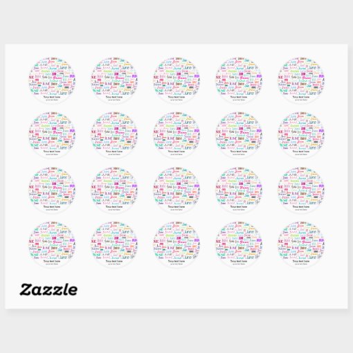 Birthday month June Classic Round Sticker | Zazzle