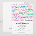 Birthday month March Invitation | Zazzle