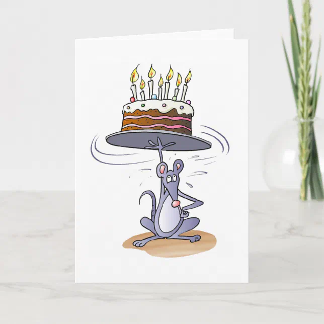 Birthday Mouse Card | Zazzle
