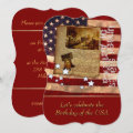 Birthday of the USA Party Invitation | Zazzle