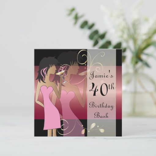 Birthday or Bachelorette Diva Girl Party Invitation | Zazzle