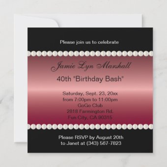 Birthday or Bachelorette Diva Girl Party Invitation | Zazzle
