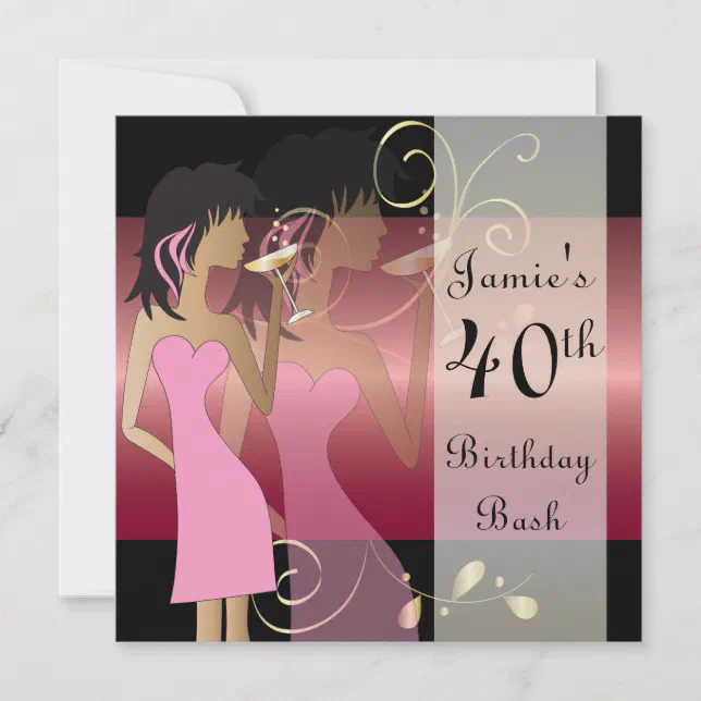 Birthday or Bachelorette Diva Girl Party Invitation | Zazzle