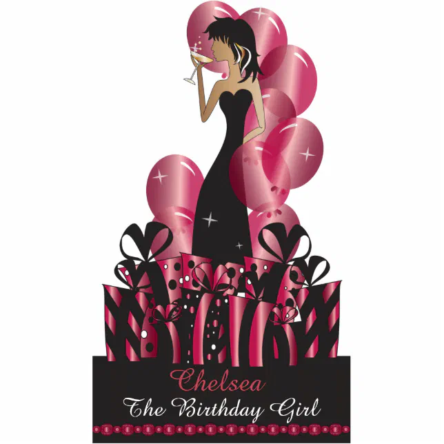 Birthday or Bachelorette Party Diva Princess Girl Statuette | Zazzle