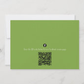 Birthday Party Balloons Confetti QR Code Facebook Invitation | Zazzle