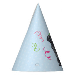 Birthday Party Black Lab Party Hat | Zazzle