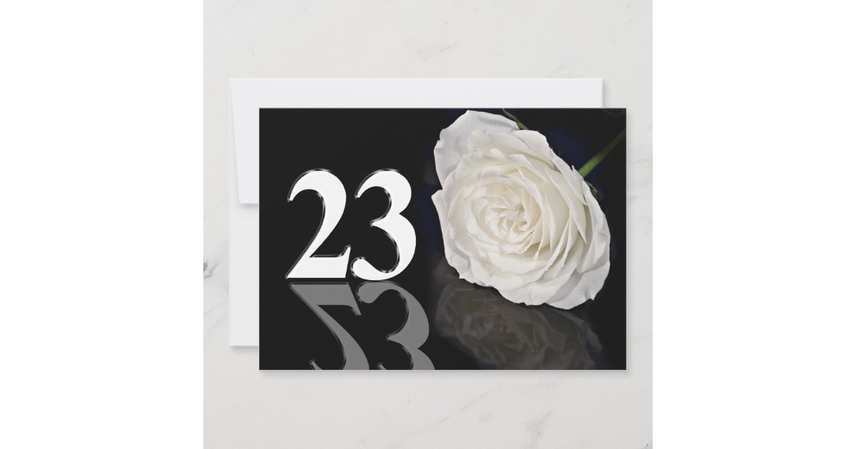 Birthday party invitation 23 years old | Zazzle