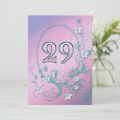 Birthday party invitation 29 years old | Zazzle