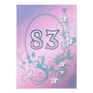 83rd Birthday Invitations | Zazzle