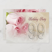 Birthday party invitation for 99 years | Zazzle