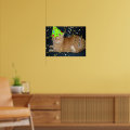 Birthday Party Orange Tabby Cat Poster | Zazzle