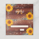 Birthday party rustic sunflower eucalyptus glitter place card | Zazzle